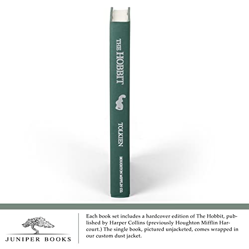 Juniper Books The Hobbit | Special Edition Hardcover Book with Custom Designed Dust Jacket | Author J.R.R. Tolkien