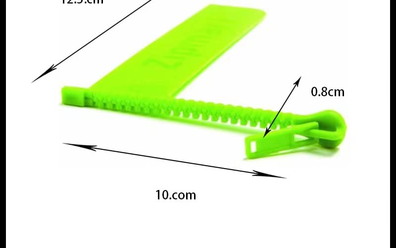 Katartizo Cute Zipper Funny Bookmarks for Book Lovers, Cool Lovely Bookmakers for Women/Men/Kids (Green)