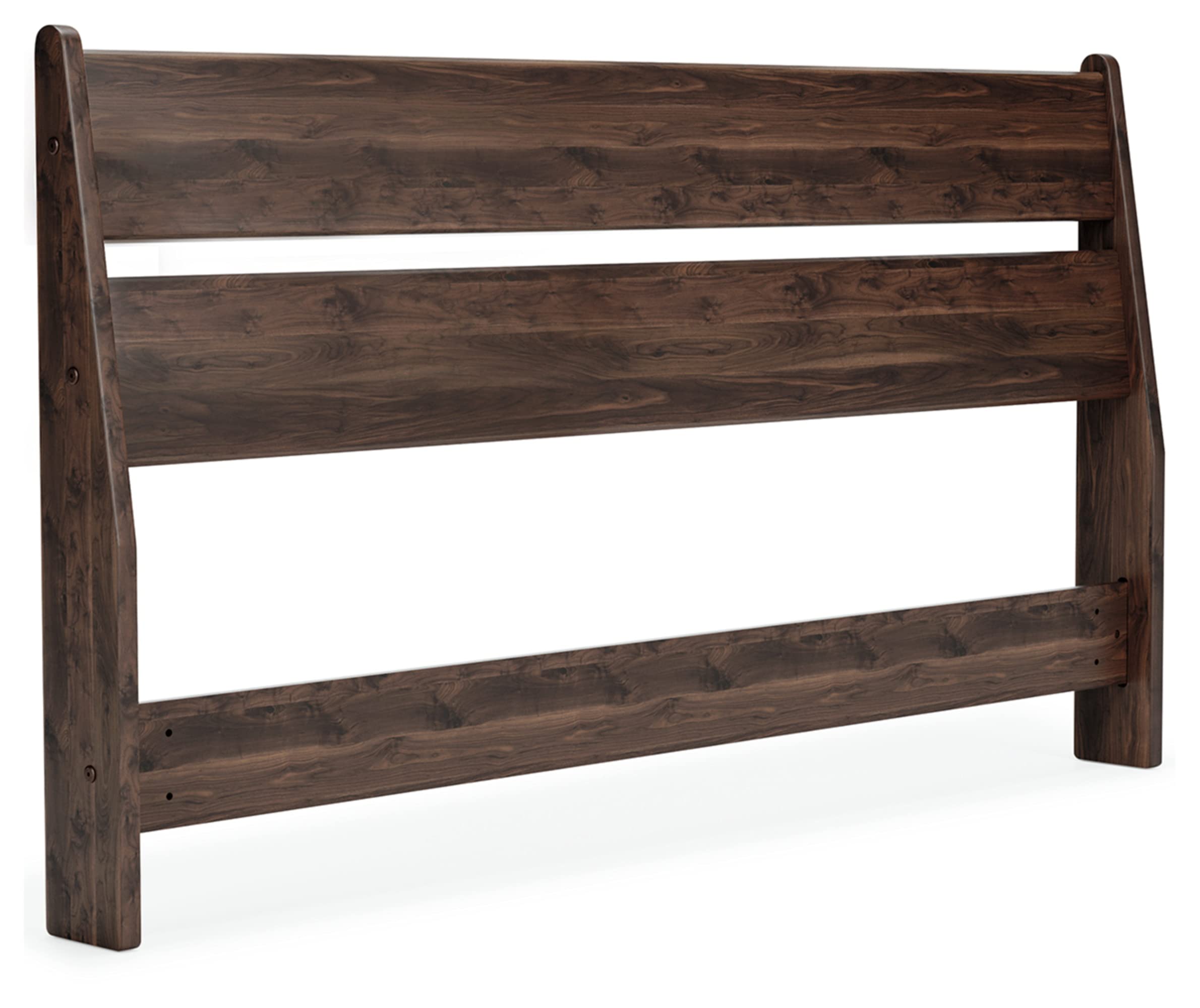 Signature Design by Ashley Calverson Modern Open Slat Panel Headboard ONLY, Queen, Brown