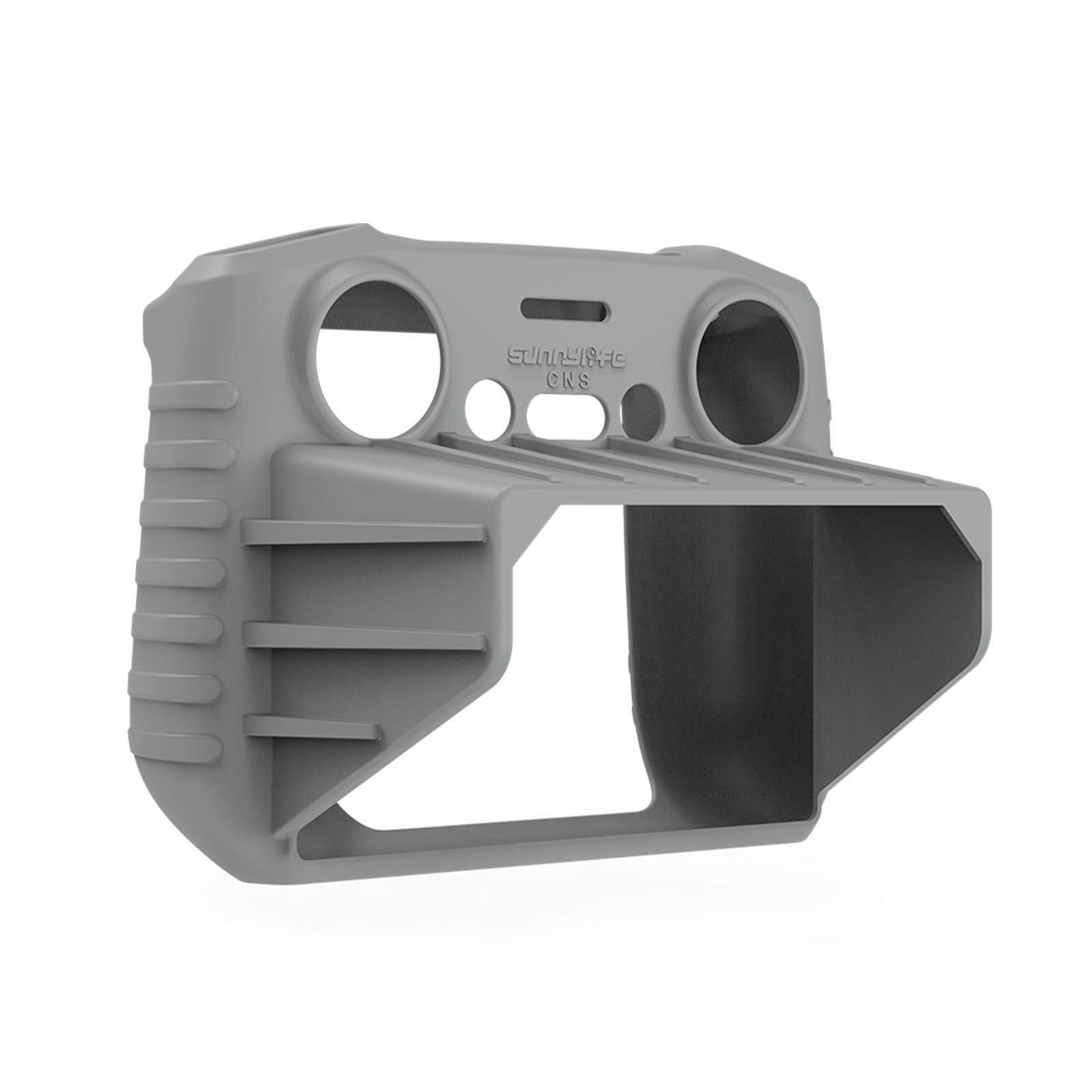 Shaluoman Silicone Protective Cover Case for DJI RC 2 Remote Controller (for DJI AIR 3 Mini 4 Pro Drone Accessories) with Sunhood Sunshade, Scratch-Resistant Controller Skin Shell Sleeve(Gray)