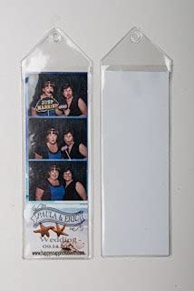 Photo Booth Frames - 50 Premium Vinyl Photo Booth Bookmark Sleeves 2 1/4 X 6 1/4 for Wedding 2x6 inch Photo Booth Sleeve