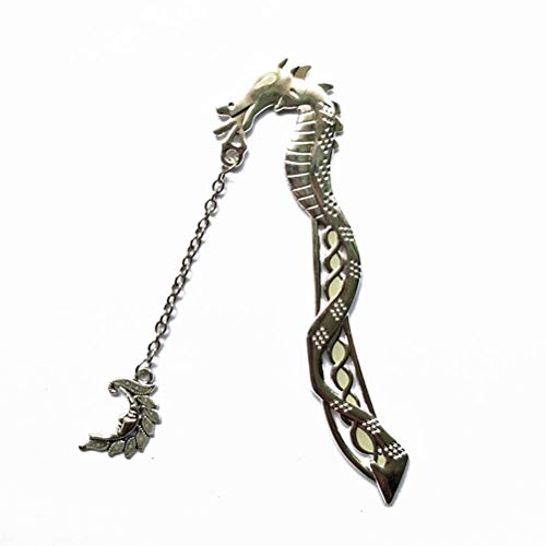 Metal Bookmarks with Chain,Unique Glow in The Dark Bookmark,Inspirational Book Markers for Book Lovers Delicate Gifts