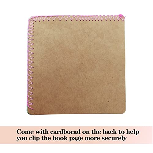 Personalized Corner Bookmark for Women, Embroidery Bookmark with Letter M, Felt Triangle Bookmark, Cute Flower Book Marks for Book Lovers
