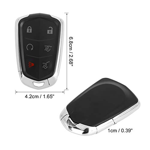 X AUTOHAUX Replacement Keyless Entry Remote Car Key Fob 315Mhz HYQ2AB for Cadillac Escalade 2015-2019 for Cadillac Escalade ESV 2015-2020