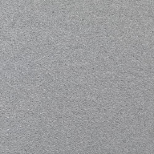 EMMA + OLIVER Queen Size Light Gray Fabric Upholstered Panel Headboard with Metal Surround and Legs - Attaches to Standard Bed Frames