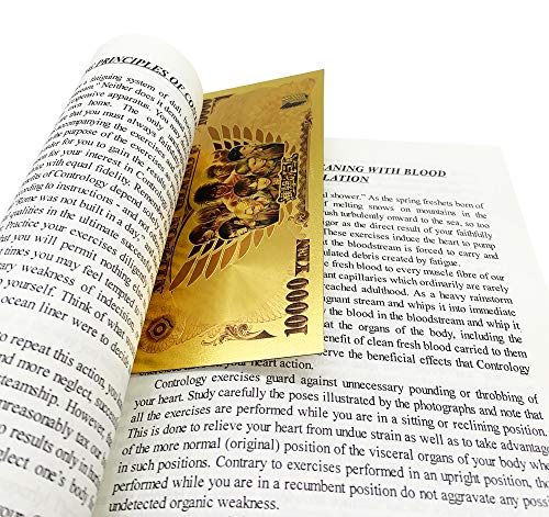 YJacuing Anime Attack on Titan Gold Coated Banknote, Limited Edition Collectible Bill Bookmark (6 PCS Collection)