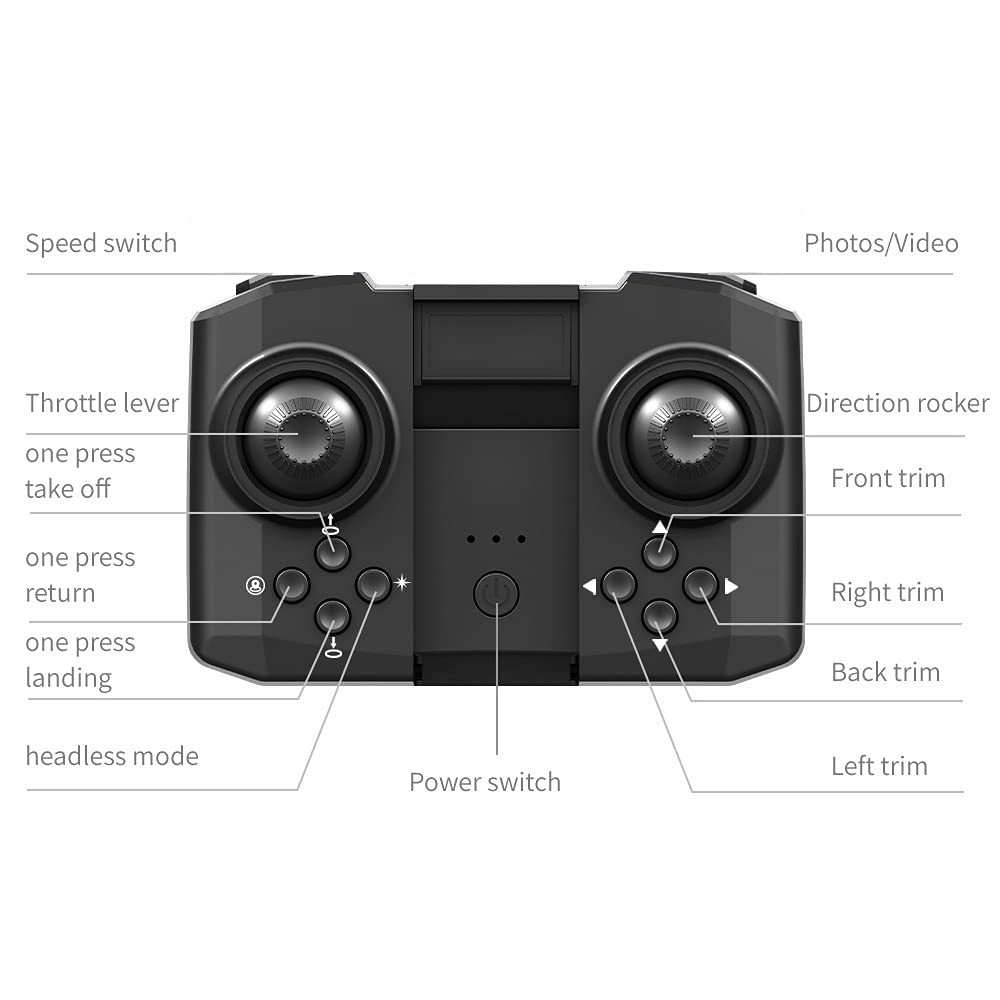 Mini Drone with Camera Drones for Adults Drone for Beginner 1080P Drones with Camera Live Video FPV Helicopter Altitude Hold Drone Lozenge HJ78 RC Drone (1 Battey&1080P WiFi Camera, Orange)