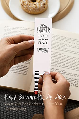 Witch Bookmark Ruby Shoes Bookmark Halloween Home Decor Wizard Funny Ideal Gift for Bookworm and Book Lover Thanksgiving Christmas Women Men…