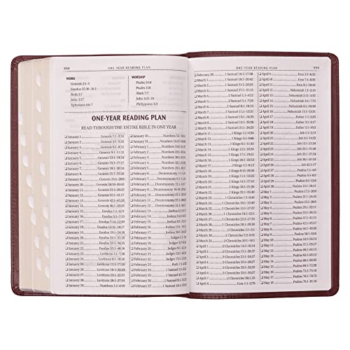 Personalized Bible Custom Text Your Name Holy Bible KJV Standard Size Thumb Index Edition Burgundy King James Version Bible Custom Made Gift for Baptism Christenings Birthdays Celebrations