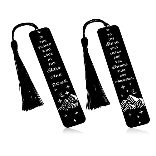 Bookmark Gift for Women Men Inspirational Merchandise Book Mark for Book Lovers Reader Birthday Christmas Inspirational Gift for Female Male Friends 1 PCS Double-Sided