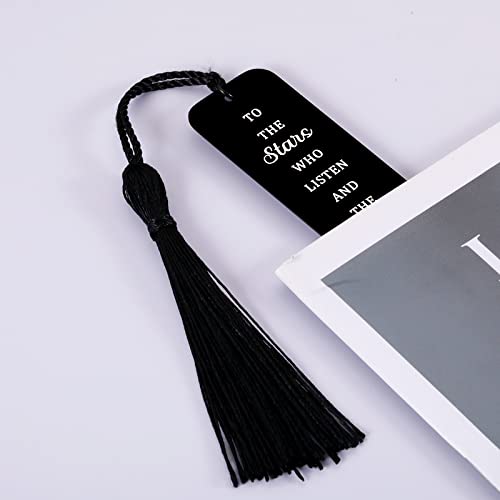Bookmark Gift for Women Men Inspirational Merchandise Book Mark for Book Lovers Reader Birthday Christmas Inspirational Gift for Female Male Friends 1 PCS Double-Sided