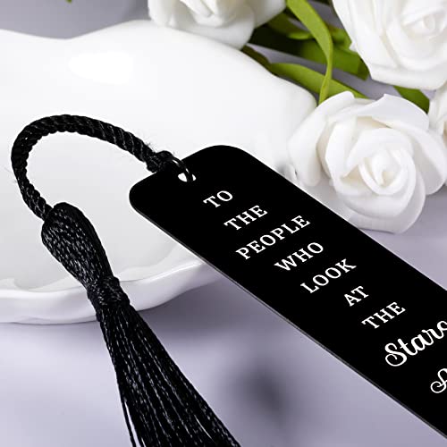 Bookmark Gift for Women Men Inspirational Merchandise Book Mark for Book Lovers Reader Birthday Christmas Inspirational Gift for Female Male Friends 1 PCS Double-Sided