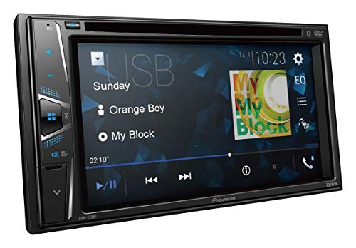 Pioneer AVH-120BT 6.2 Inch Double Din DVD/MP3/CD Player with Touchscreen Bluetooth.