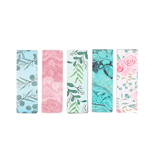 Magnetic Bookmarks 10 Pieces, Magnet Page Markers Set (5 Designs)