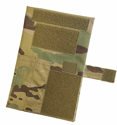 OCP Green Military Log Book Cover, Army Tactical Notebook Cover, OCP Book Cover 5.5”X 8”