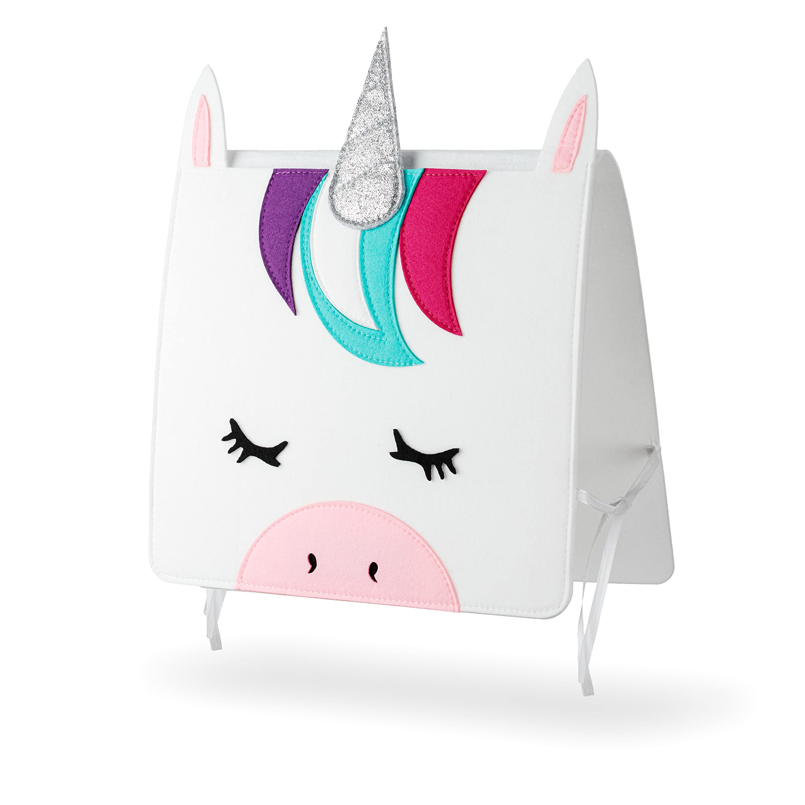 PIKL Unicorn Bedside Caddy Unicorn Room Decor for Girls Bedroom Kids Room Unicorns Gifts for Girls Baby Nursery Decor Bed Pocket Bedside Storage Caddy