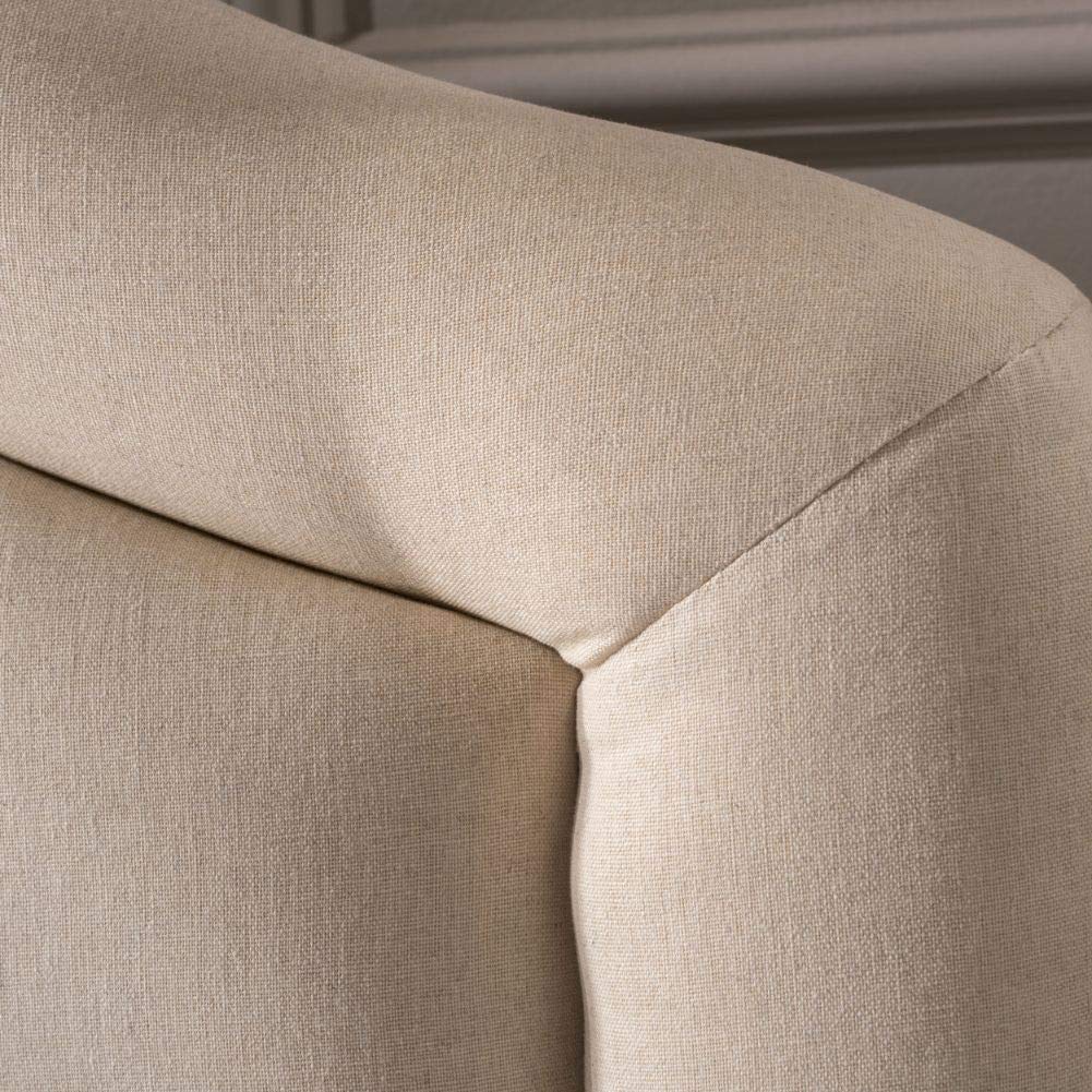 Christopher Knight Home Angelica Tufted Fabric Headboard, Queen, Beige