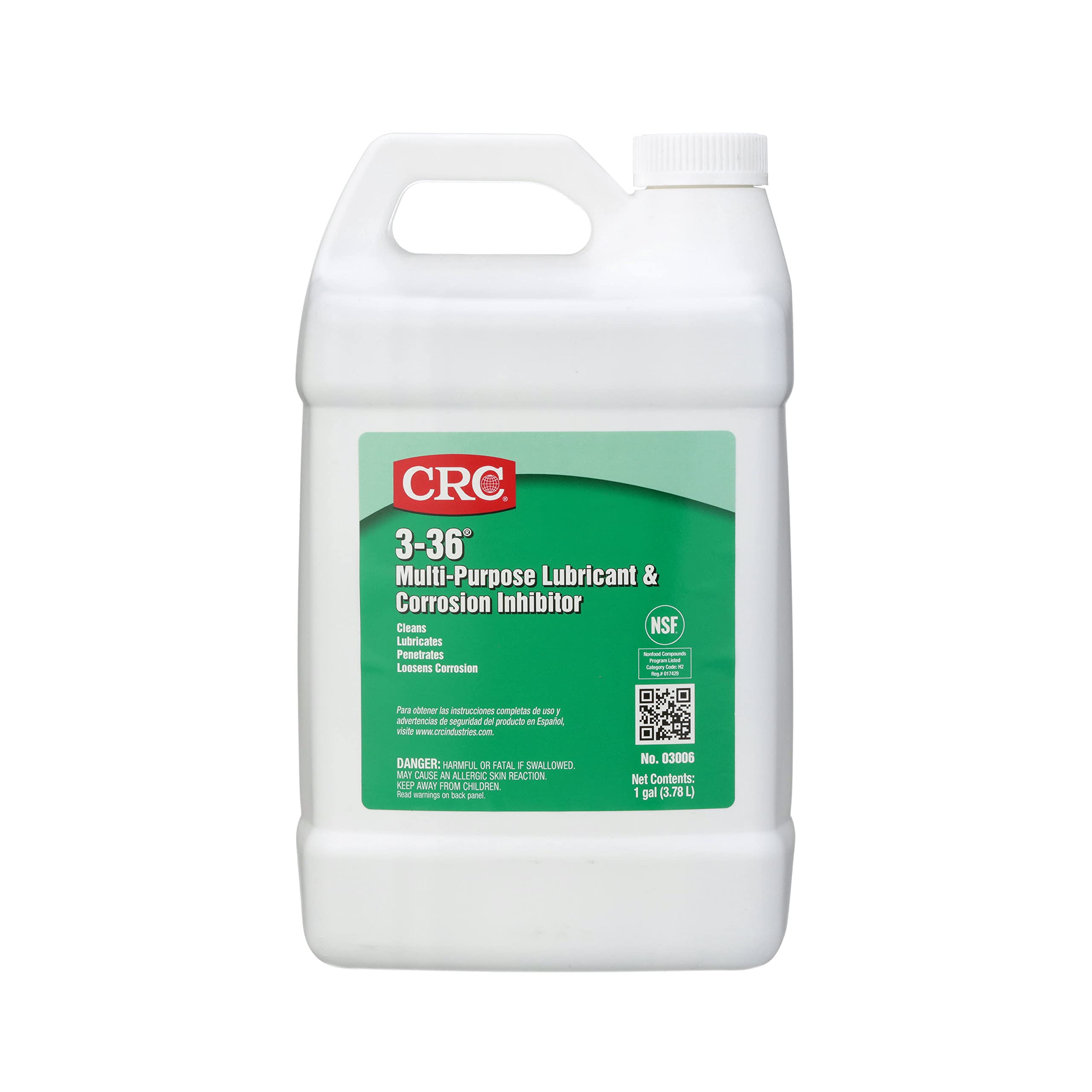 CRC 3-36 03004 5 Ounce Multi-Purpose Lubricant and Corrosion Inhibitor Aerosol Spray