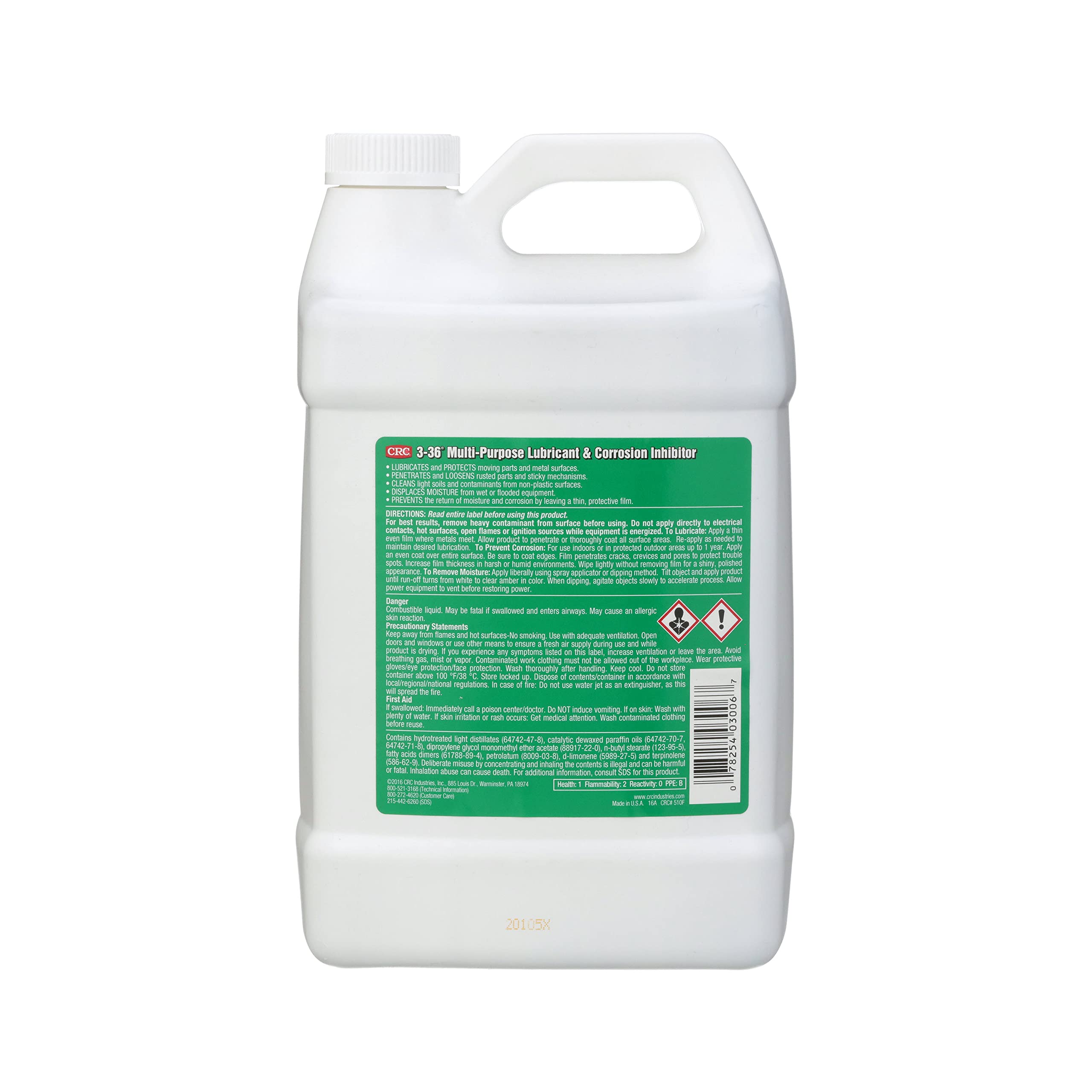 CRC 3-36 03004 5 Ounce Multi-Purpose Lubricant and Corrosion Inhibitor Aerosol Spray