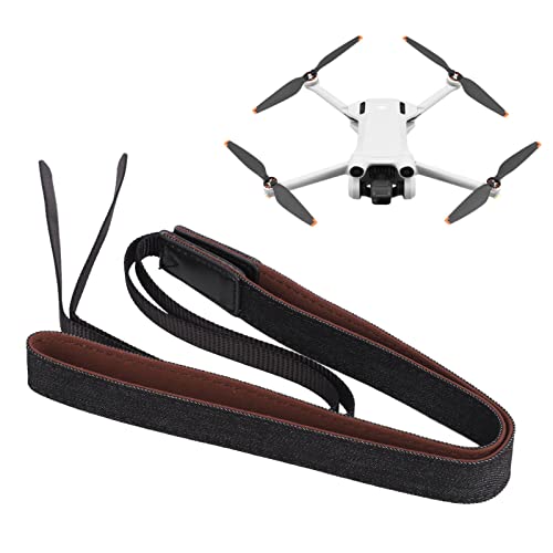 Drone Controller Lanyard 75cm Aluminum Alloy Folded Lanyard for Mini 3 Pro Controller for Mini 3 Pro Controller Black