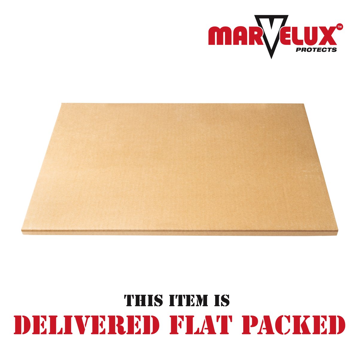 Marvelux 36" x 48" Heavy Duty Polycarbonate Office Chair Mat for Low, Standard and Medium Pile Carpeted Floors | Rectangular Transparent Carpet Protector | Shipped Flat | Multiple Sizes