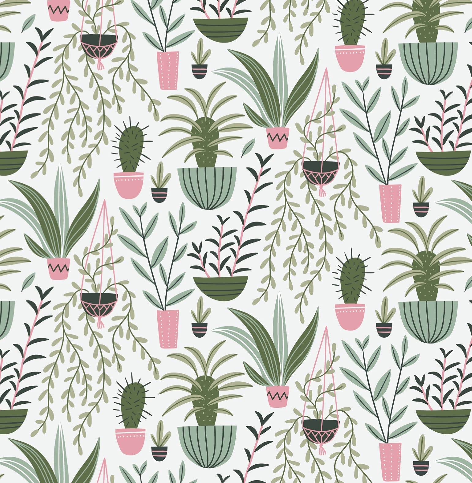 Stesha Party Plant Wrapping Paper Gift Wrap - Folded Flat 30 x 20 Inch - 3 Sheets