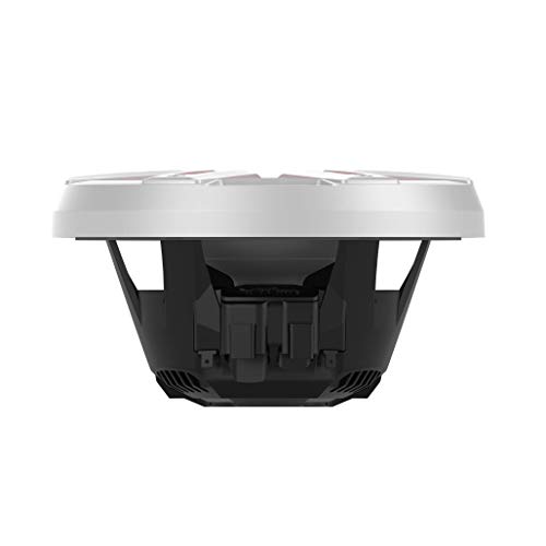 Rockford Fosgate M2-65 Color Optix 6.5β 2-Way Coaxial Multicolor LED Lighted Marine Speakers - White/Stainless (Pair)