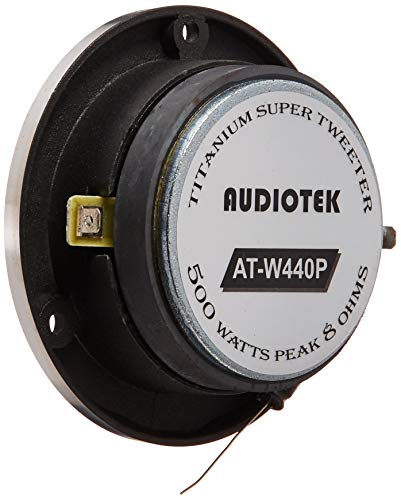 AUDIOTEK - ATW440P - Car Vehicle 500 Watts 1.75" Titanium Super Tweeter *Pair*