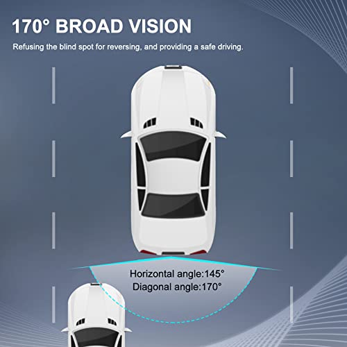 AISHAN Rear View Backup Camera Parking Assist Camera Compatible with 2010-2014 Ford F150,2015-2018 Ford Mustang Replace# BL3Z-19G490-B, EL3Z-19G490-D