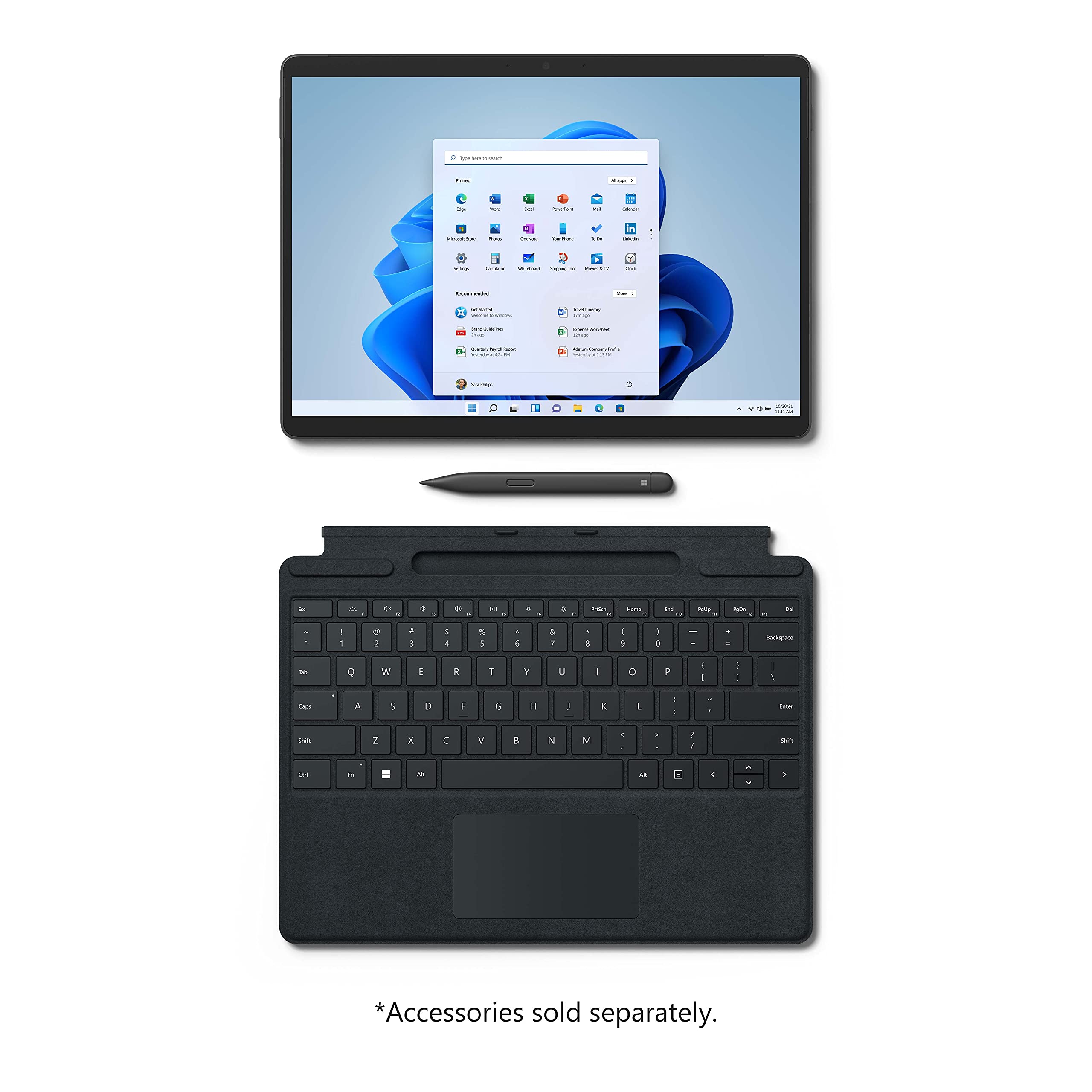 Microsoft Surface Pro 8-13" Touchscreen - Intel® Evo Platform Core™ i7-16GB Memory - 512GB SSD - Device Only - Graphite (Latest Model) (Renewed)
