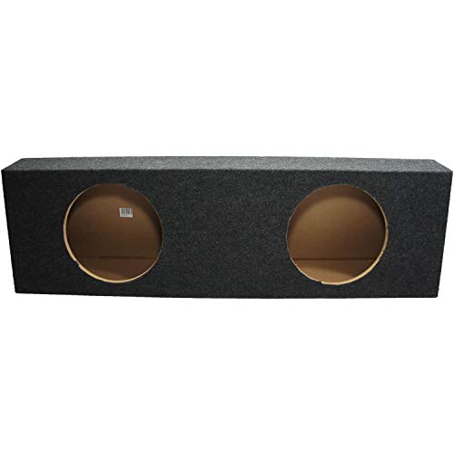 Kicker Bundle Compatible with Universal Vehicle 43C124 Dual 12" Loaded Sub Box Enclosure