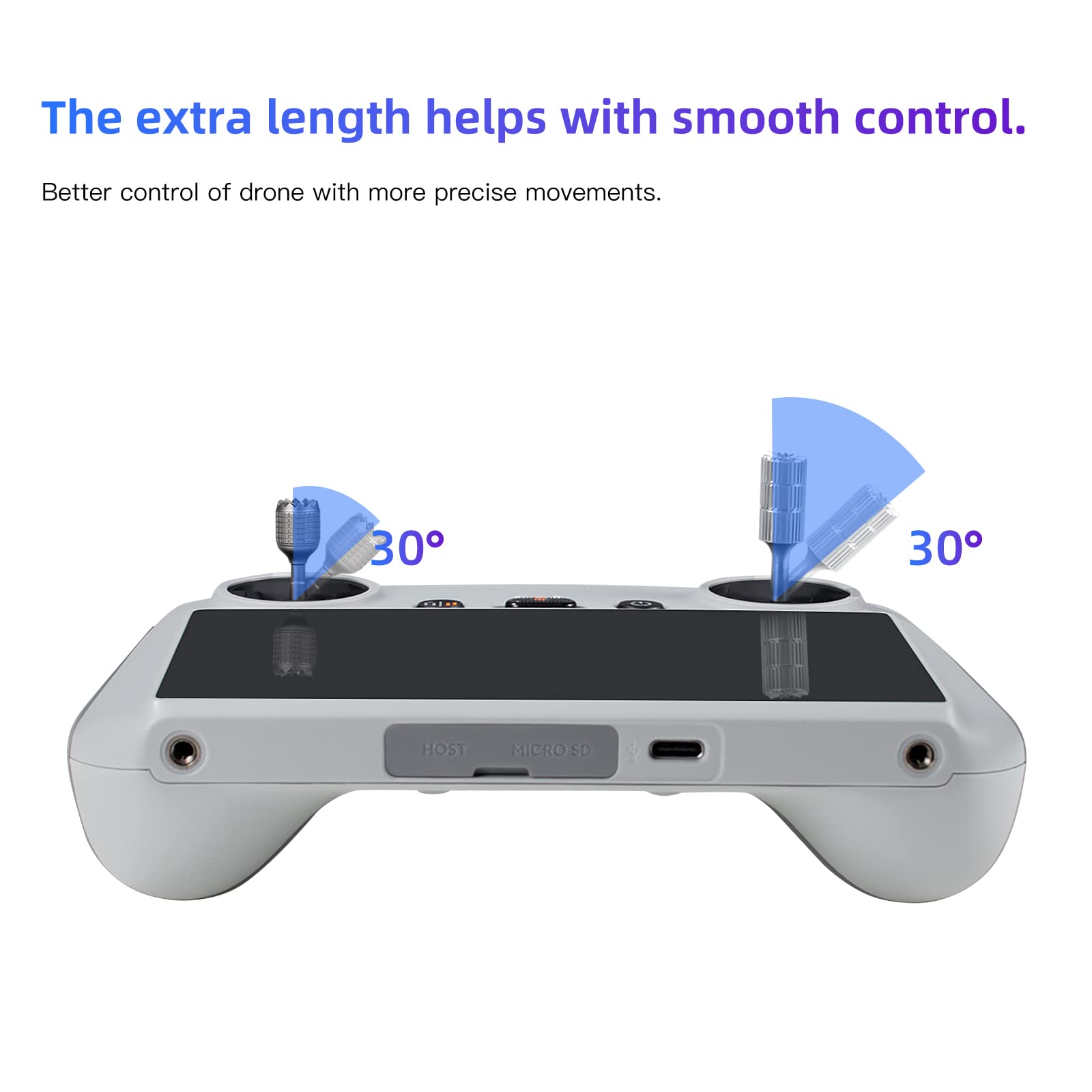 Remote Controller Extension Stick Thumb for DJI Air 2S /Mavic Mini 2/Mavic Air 2 /Mini 3 Pro/Mavic 3/ Smart Controller (Mini 3 pro)