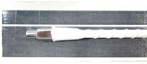 Lot of 2 Everhardt TSM2-W 3/4 Wave 2 ft Fiberglass “Super Flex†CB Radio Antenna - White
