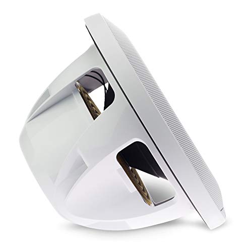 Fusion Signature Series 3, SG-S102W Classic White 10-inch Marine Subwoofer, a Garmin Brand (010-02435-00)