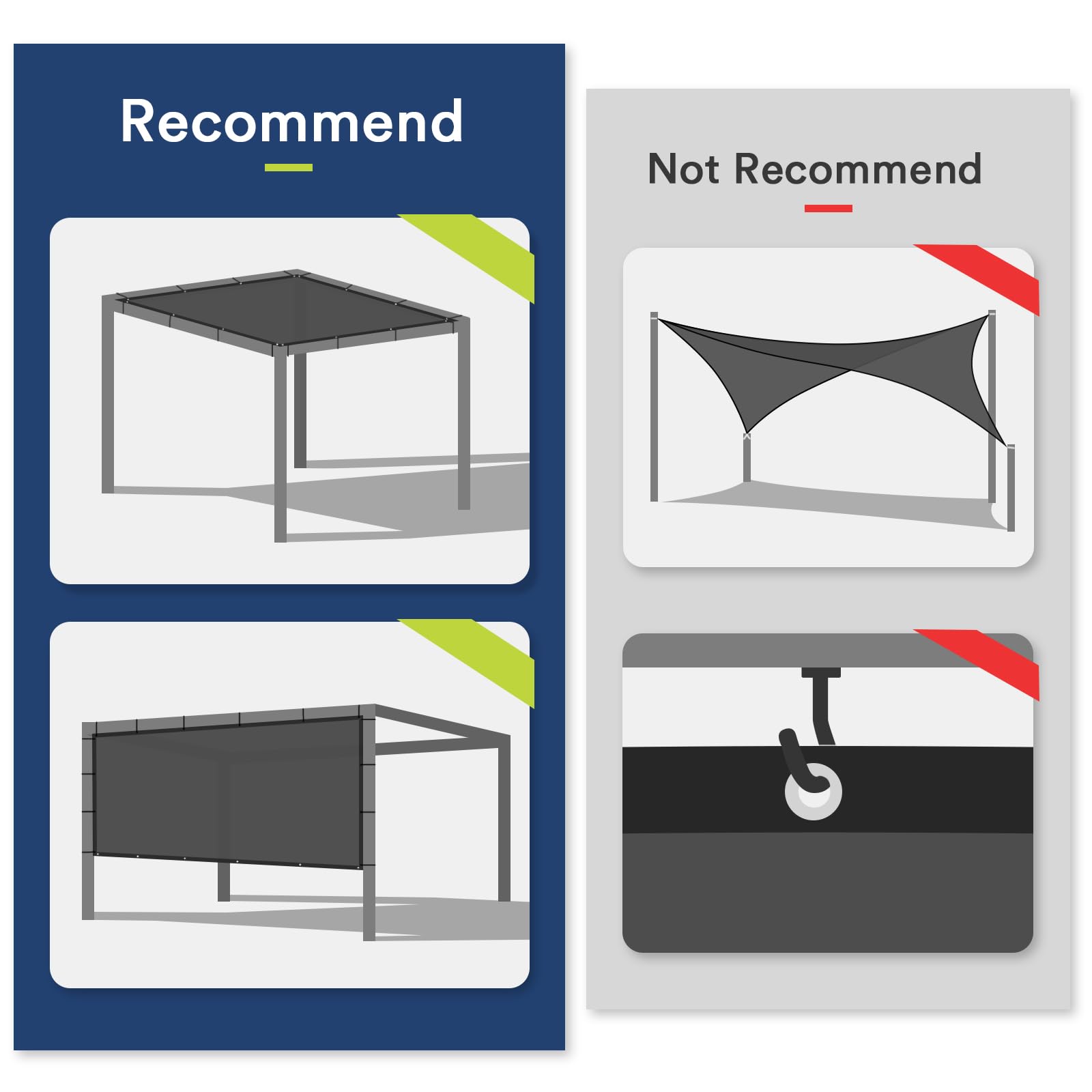 VICLLAX 90% Shade Fabric Sun Shade Cloth Privacy Screen with Reinforced Grommets for Outdoor Patio Garden Pergola Cover Canopy 10x14 FT, Dark Grey