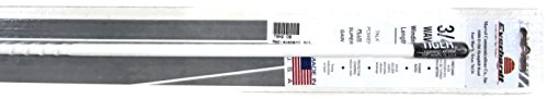 Lot of 2 Everhardt TSM2-W 3/4 Wave 2 ft Fiberglass “Super Flex†CB Radio Antenna - White
