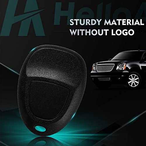 HelloAuto Key Fob Fit for GMC Yukon/Chevy Tahoe Suburban Traverse/Cadillac Escalade 2007-2014 Keyless Entry Replacement Remote Smart Key FCC ID: OUC60270 OUC60221