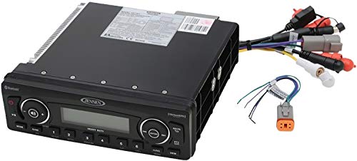 Jensen HD1BT AM/FM/WB/USB/SiriusXM Ready/Bluetooth Stereo with Full iPhone/iPod Controls, 50W x 4 Maximum Power Output, Bluetooth Streaming Audio (A2DP, AVRCP), AM/FM tuner (US/Euro) (Renewed)
