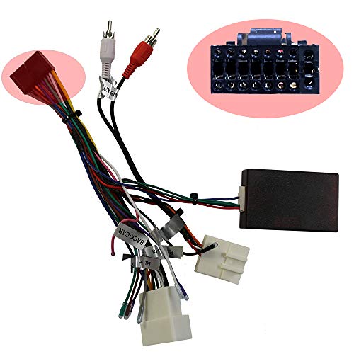 SWTNVIN JB L Adapter Harness Only  Applicable with JB L Amplifier System Car Stereo for Toyota RAV4 Tundra Camry Car Radio (16 PIN)