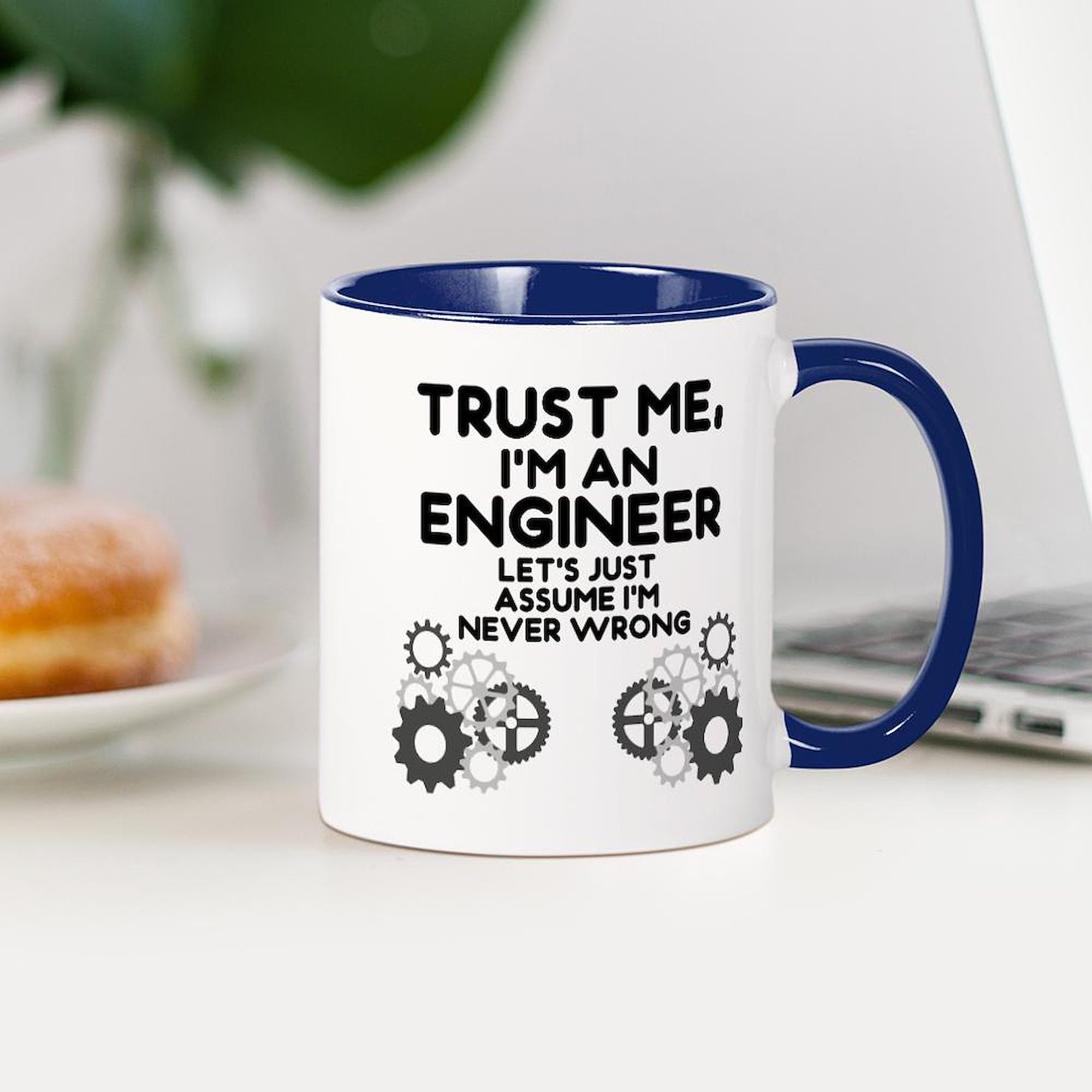 CafePress Trust Me, I'm An Engineer Funny Mugs Ceramic Coffee Mug, Tea Cup 11 oz
