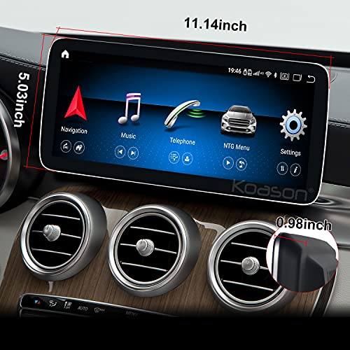Android12 10.25inch HD1920 Screen Upgrade Display Monitor Multimedia Player GPS Navigation for Mercedes Benz C GLC 2014-2018 C180 C200 C220 C250 C300 C350 C320 C63 W205 NTG5