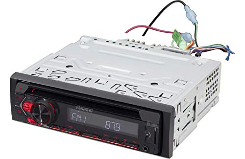 Pioneer DEH-S1200UB Single DIN in-Dash CD Receiver with Pioneer ARC App and USB Control for Android Phones with Gravity Magnet Phone Holder Bundle