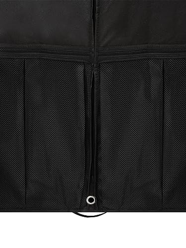 BAGYHACKS™ 43-Inch Heavy Duty Garment Bag w/Pocket for Dresses, Suits, Jackets, Shoes