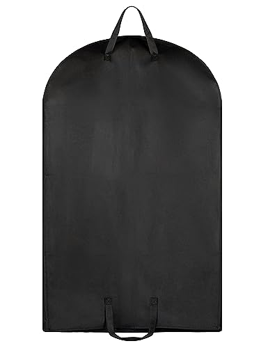 BAGYHACKS™ 43-Inch Heavy Duty Garment Bag w/Pocket for Dresses, Suits, Jackets, Shoes