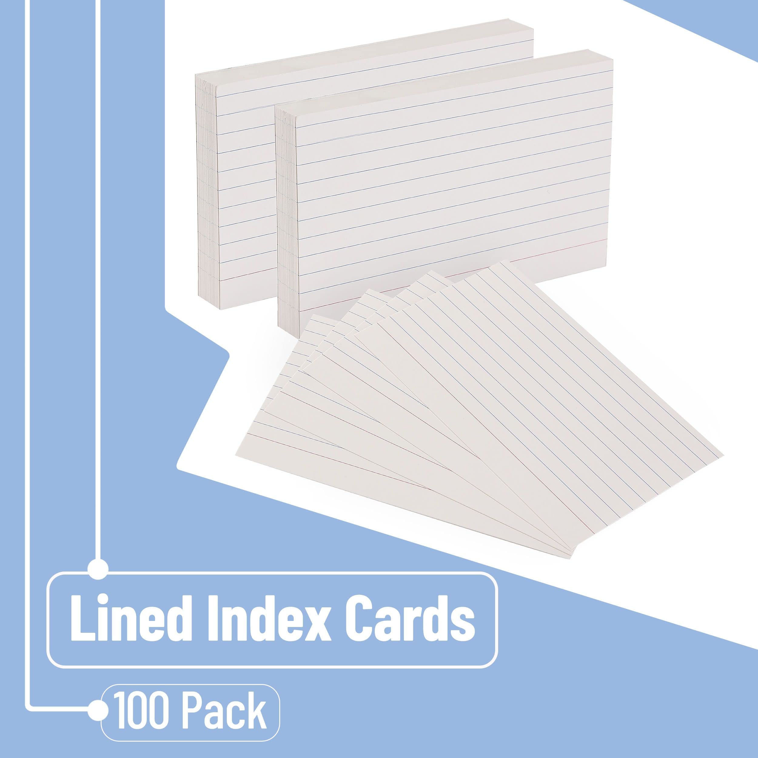 Mr. Pen- Lined Index Cards, 3x5, 100 Cards, Flash Cards, Note Cards, Index Card, Study Cards, Flash Cards for Studying, Lined Note Cards, 3x5 Notecards, Index Cards 3x5, Notecards for Studying