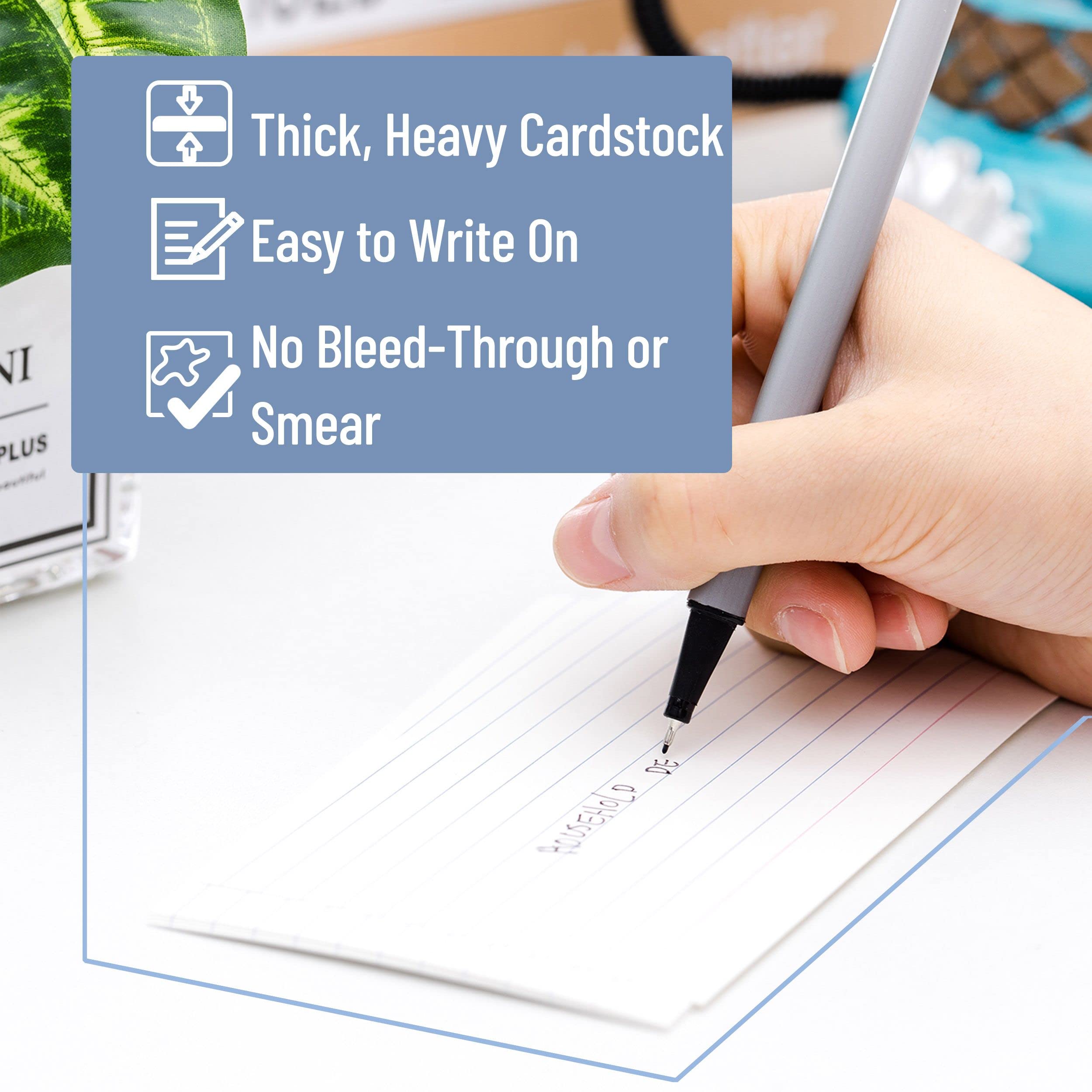 Mr. Pen- Lined Index Cards, 3x5, 100 Cards, Flash Cards, Note Cards, Index Card, Study Cards, Flash Cards for Studying, Lined Note Cards, 3x5 Notecards, Index Cards 3x5, Notecards for Studying