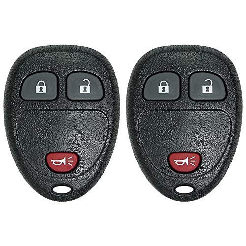 Keyless2Go Replacement for New Keyless Entry Remote Car Key Fob for Select Uplander Terraza HHR Relay Vehicles That Use FCC KOBGT04A 15100811 (2 Pack)