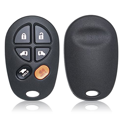 Key Fob Remote Replacement Fits for Toyota Sienna 2004 2005 2006 2007 2008 2009 2010 2011 2012 2013 2014 2015 2016 2017 GQ43VT20T Keyless Entry Remote Control 89742-AE050(Pack of 1)
