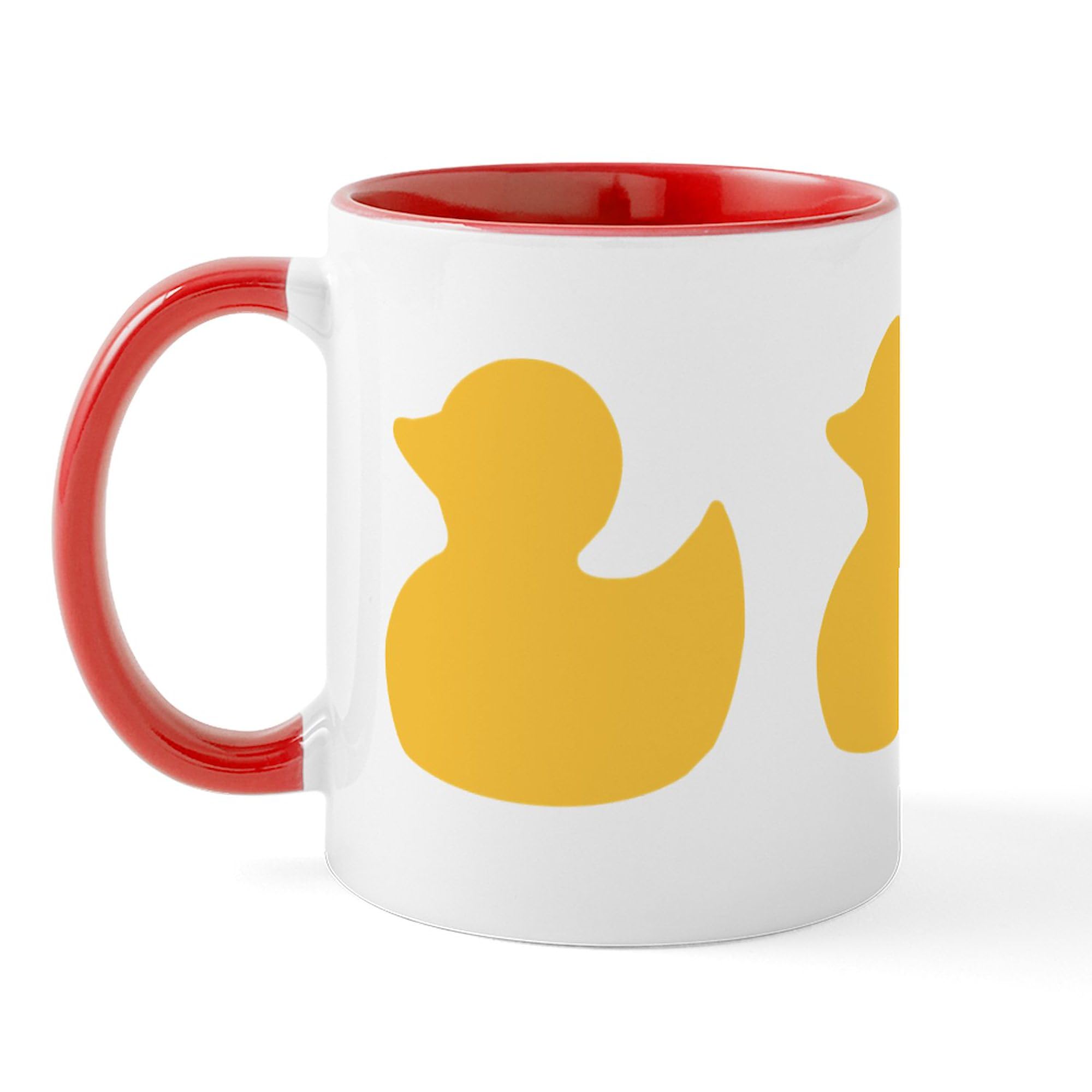 CafePress Duck Duck Gray Duck Mug Ceramic Coffee Mug, Tea Cup 11 oz