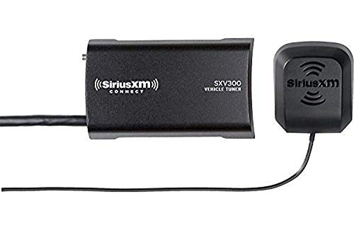Single DIN CD Player Receiver USB AUX AM/FM Radio Receiver Bundle Combo with SXV300v1 Satellite Radio Connect Vehicle Tuner Kit